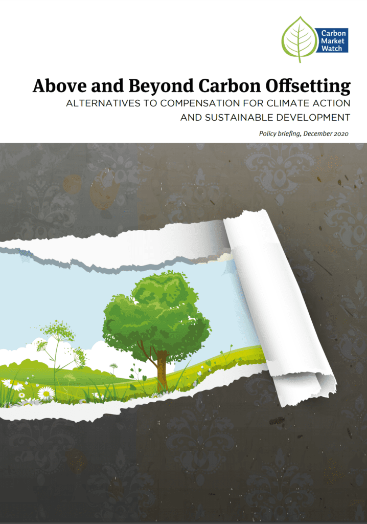 Above and Beyond Carbon Offsetting - Alternatives to Compensation for ...