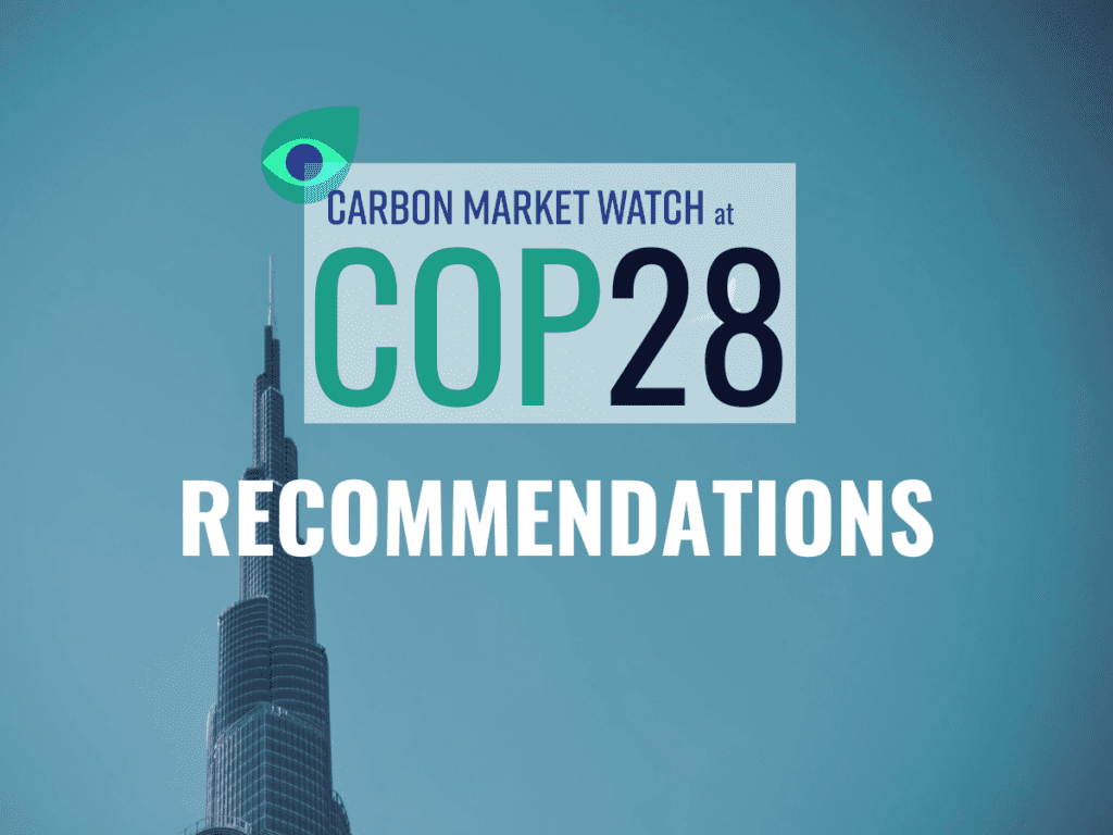 COP28 - Carbon Market Watch