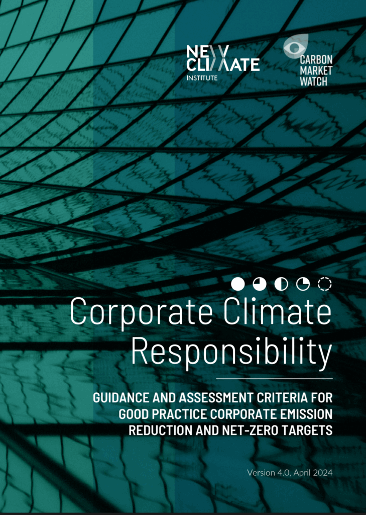 Corporate Climate Responsibility Monitor - 2024 - Carbon Market Watch