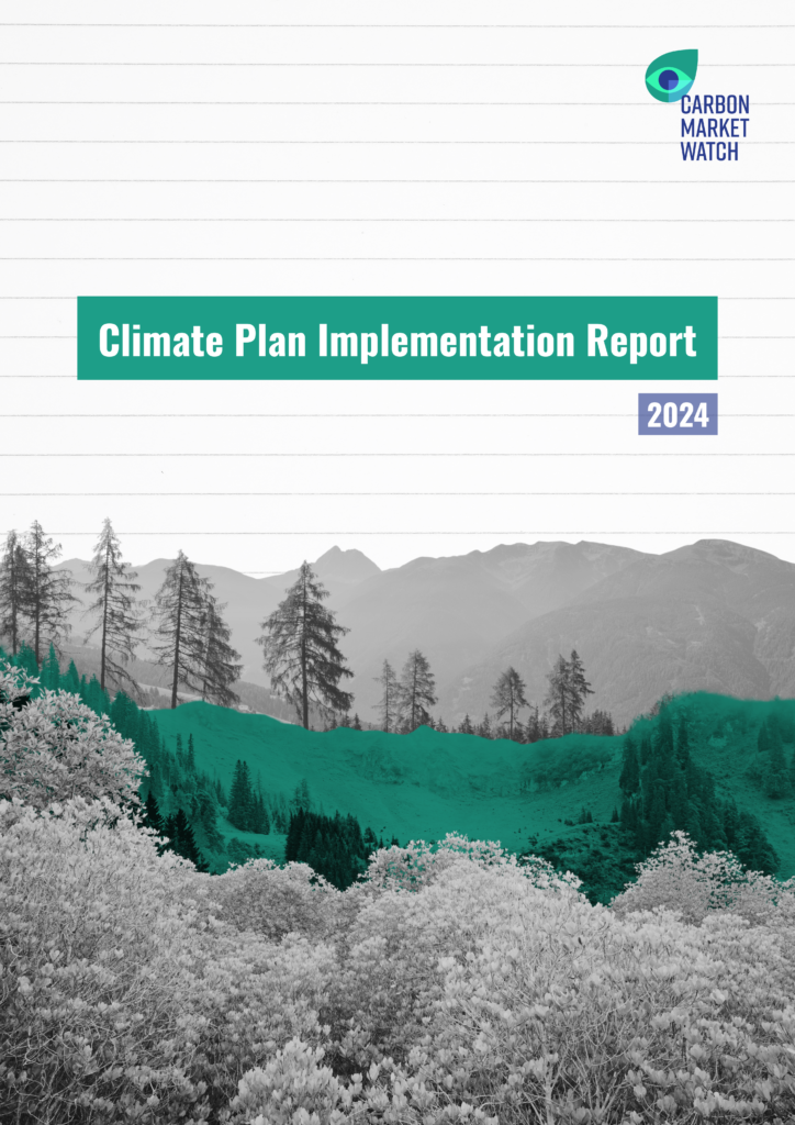 Climate plan implementation report 2024 - Carbon Market Watch